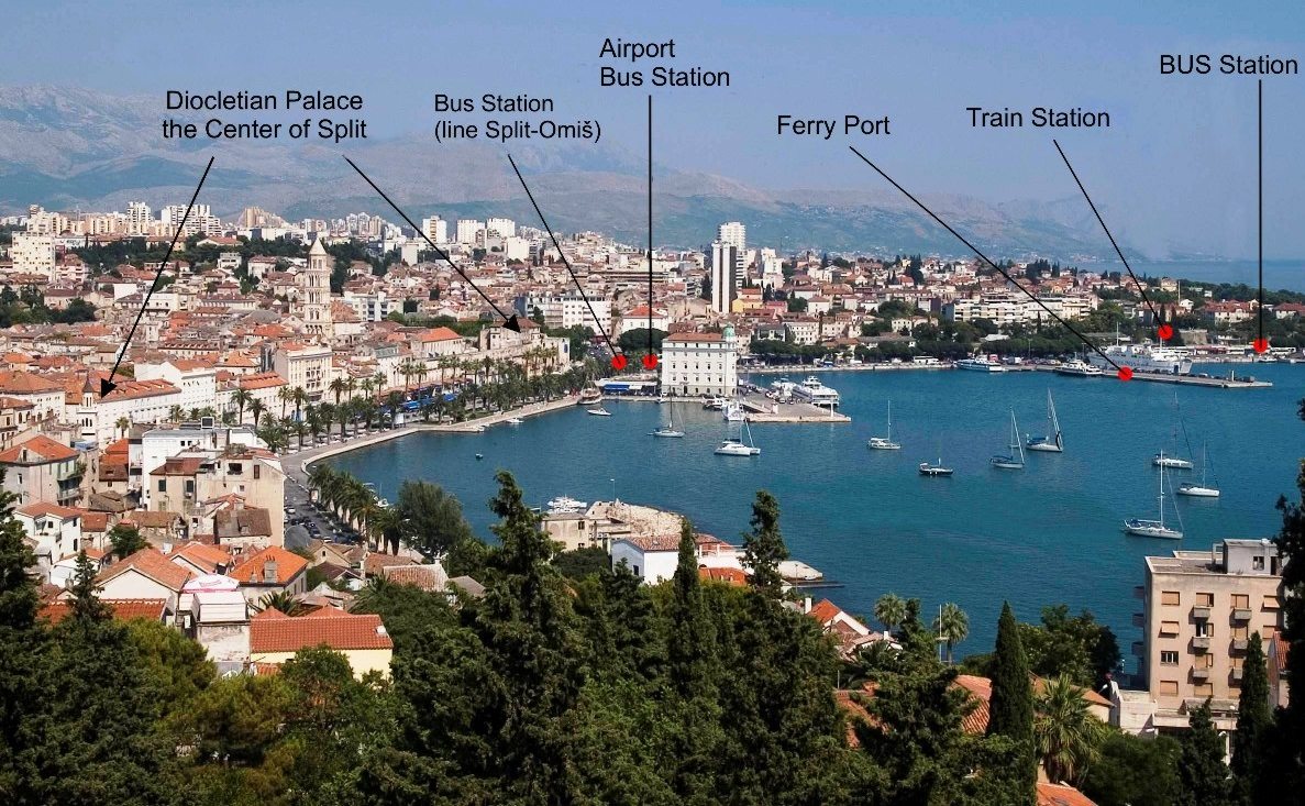 Split látnivalók útikalauz, horvátországi utazás